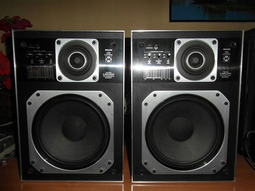 Monitory aktywne PHILIPS 22AH 586 MFB 2x45Wat HiFi - 8155175522 ...