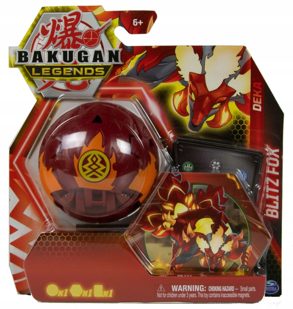 ZESTAW BAKUGAN BLITZ FOX DEKA FIGURKA KARTY - 13024769835 - oficjalne ...