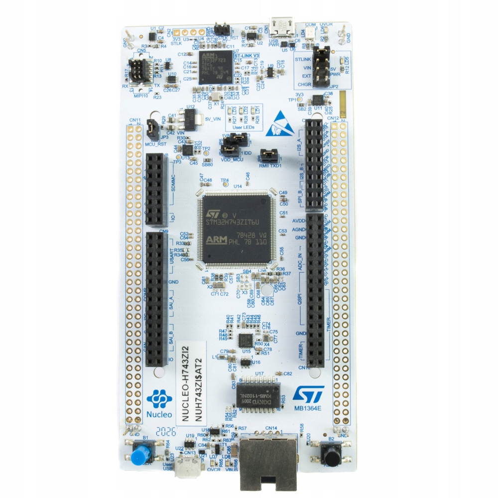 STM32 NUCLEO-H743ZI2 Nucleo-144 mbed ARM Cortex-M7 - 10884578973 ... STM32 NUCLEO-H743ZI2 Nucleo-144 mbed ARM Cortex-M7 - 10884578973 ...