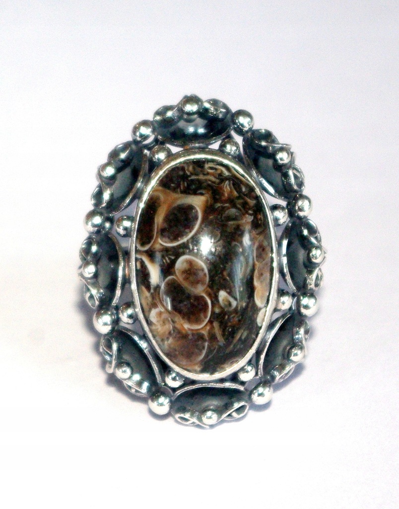 TURITELLA -AGAT MUSZLOWY roz.16 srebro 925 - 12410451895 - oficjalne ...