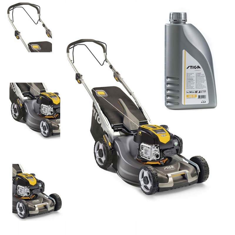 STIGA Kosiarka spalinowa Twinclip 55 S B - 7244093575 - oficjalne ...