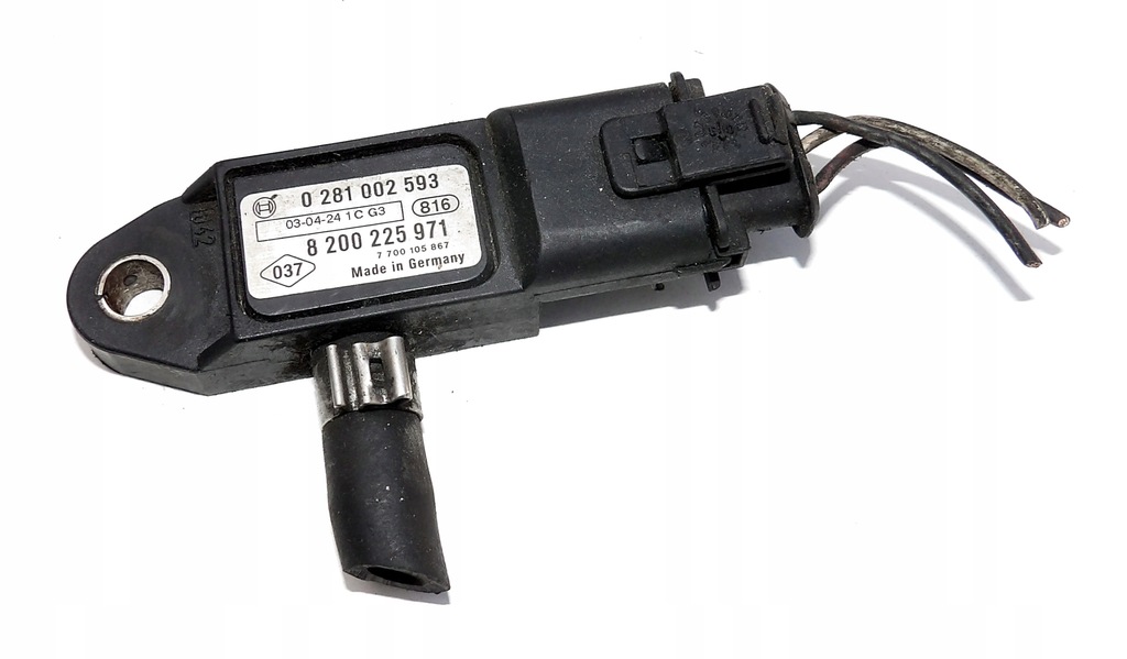 RENAULT TRAFIC 1.9DCI CZUJNIK MAPSENSOR 8200225971 - 12767495751 ...