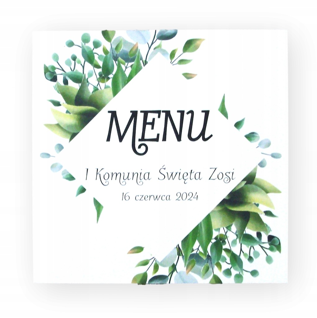 alisa KOMUNIA | MENU KARTA DAŃ SPIS POTRAW - 11898147883 - oficjalne ...