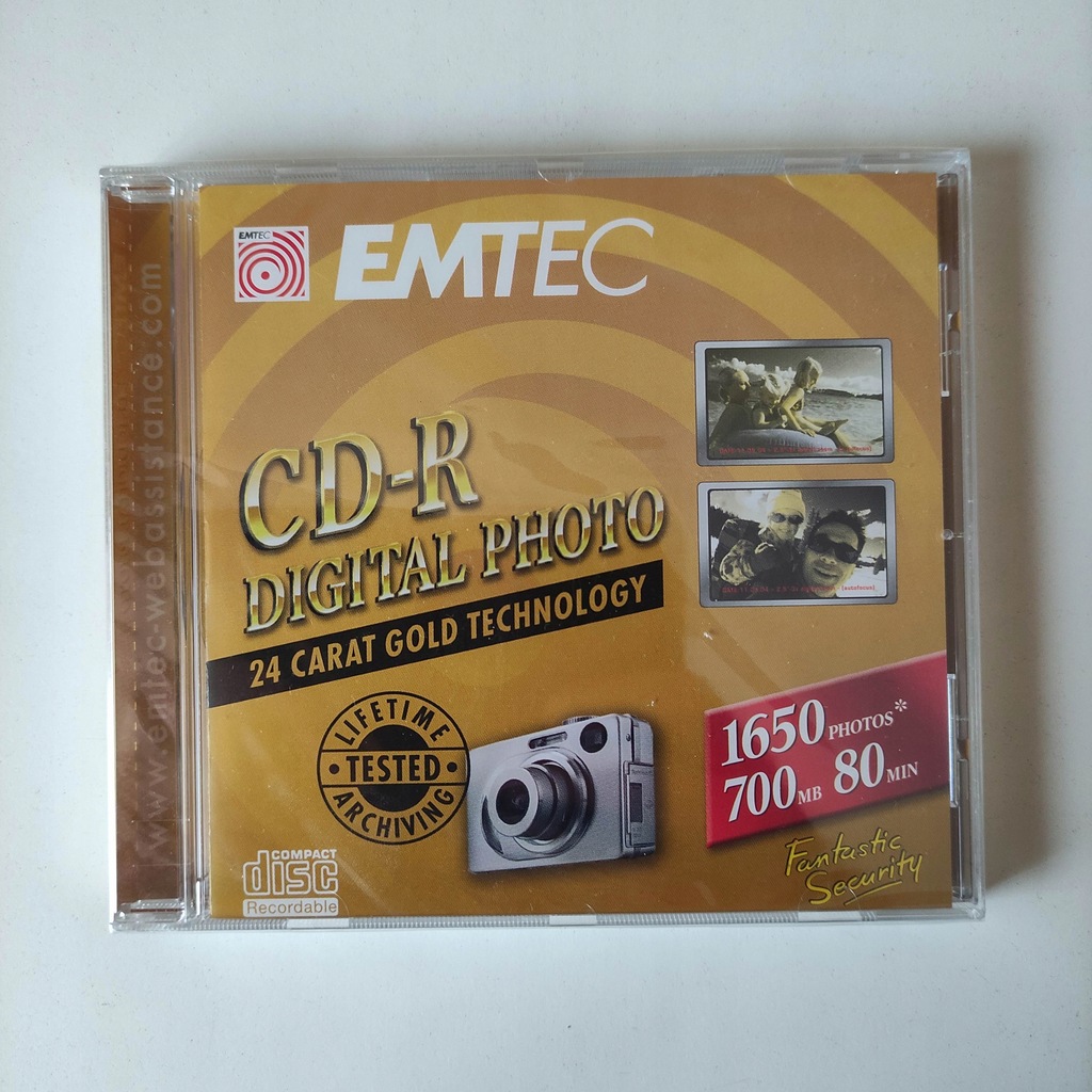 Płyta CD Emtec GOLD CD-R 700 MB 80 MIN 1 szt. - 12998507914 - oficjalne ...