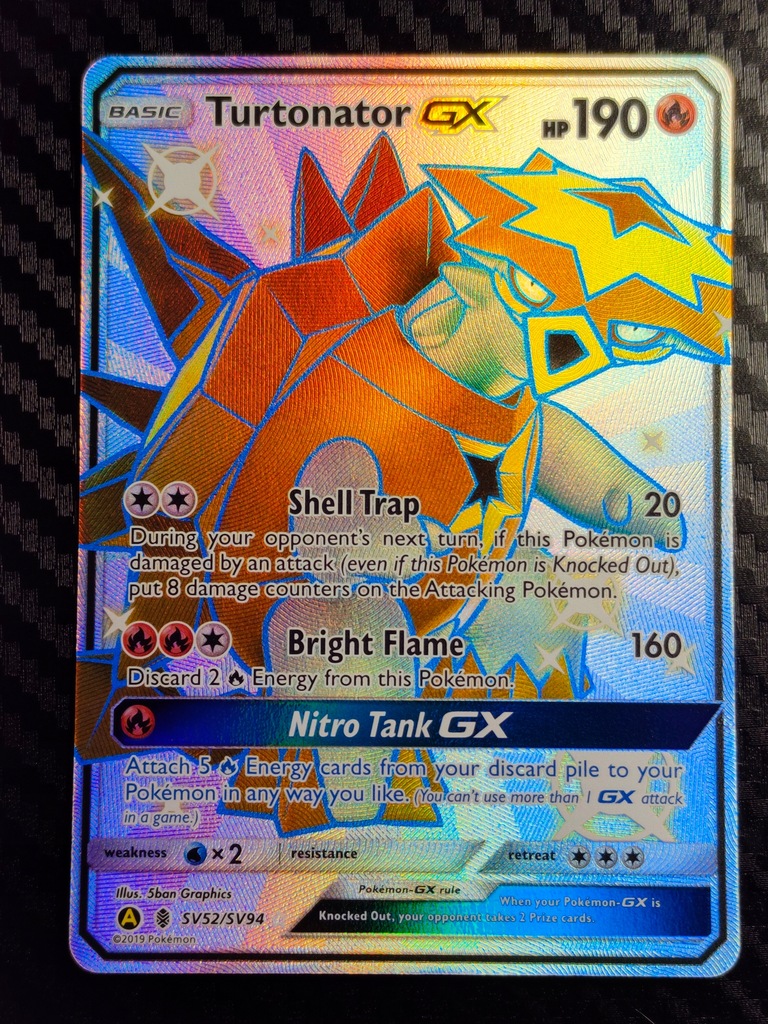 (HIF SV52) Turtonator GX Karta Pokemon TCG - 12784990924 - oficjalne archiwum Allegro