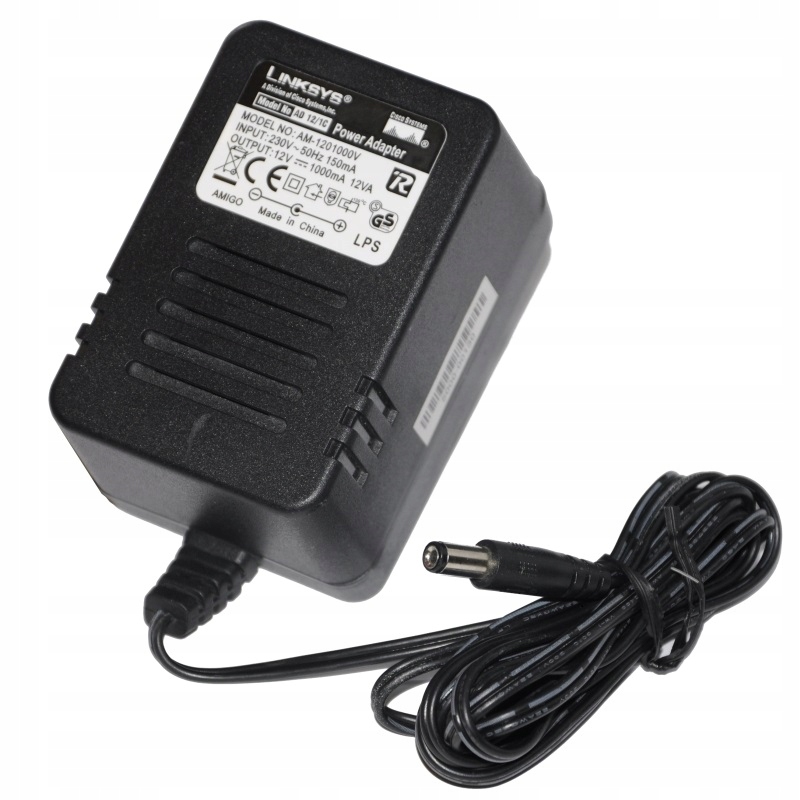 Zasilacz Linksys 12V 1A 1000mA 12VA Transformator - 7440329061 - oficjalne archiwum Allegro