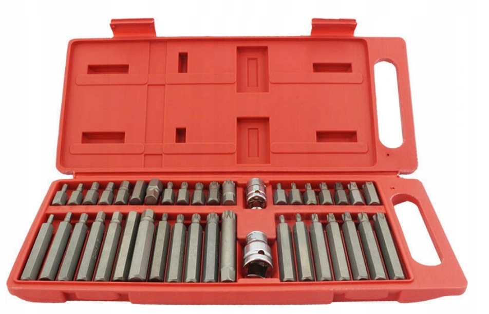 ZESTAW BITÓW KLUCZY IMBUS SPLINE TORX 40 el BITY - 9540249282 - oficjalne archiwum Allegro