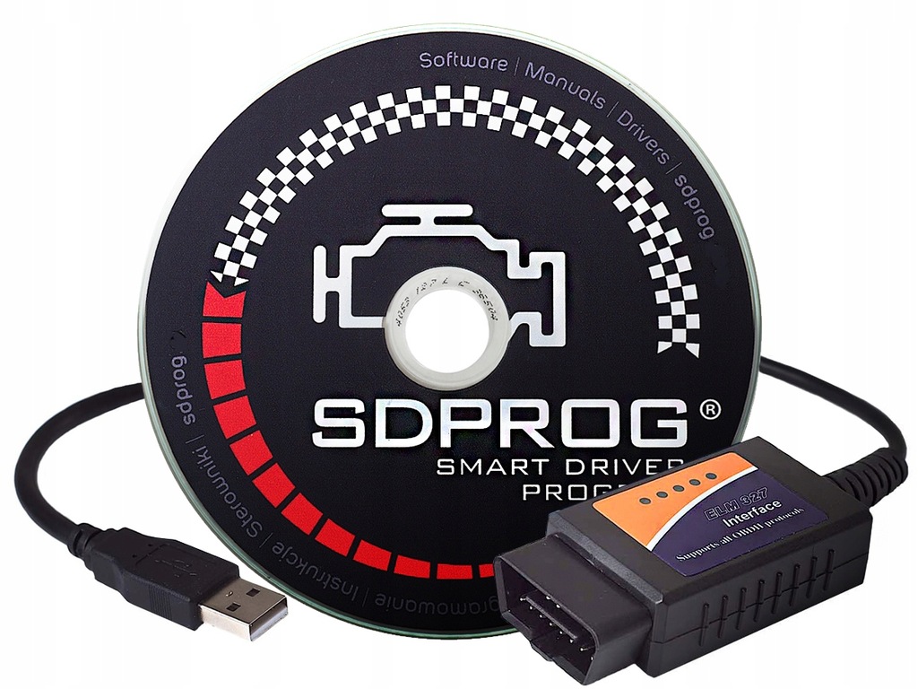 Interfejs diagnostyczny SDPROG OBD2 ELM327 PL FORD - 5314304117 - oficjalne archiwum Allegro