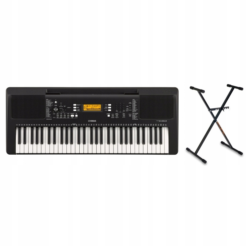 YAMAHA PSR-E363 - KEYBOARD DO NAUKI + STATYW - 9128228627 - oficjalne archiwum Allegro