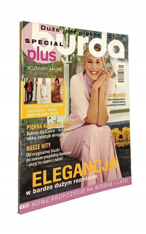 BURDA PLUS DUŻE JEST PIĘKNE 1/2003 + WYKROJE - 12916471369 - oficjalne archiwum Allegro