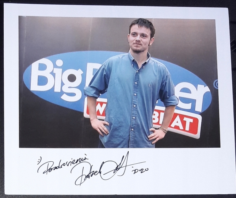 PIOTR LATO AUTOGRAF!! I polska edycja BIG BROTHER - 10832376529 ...