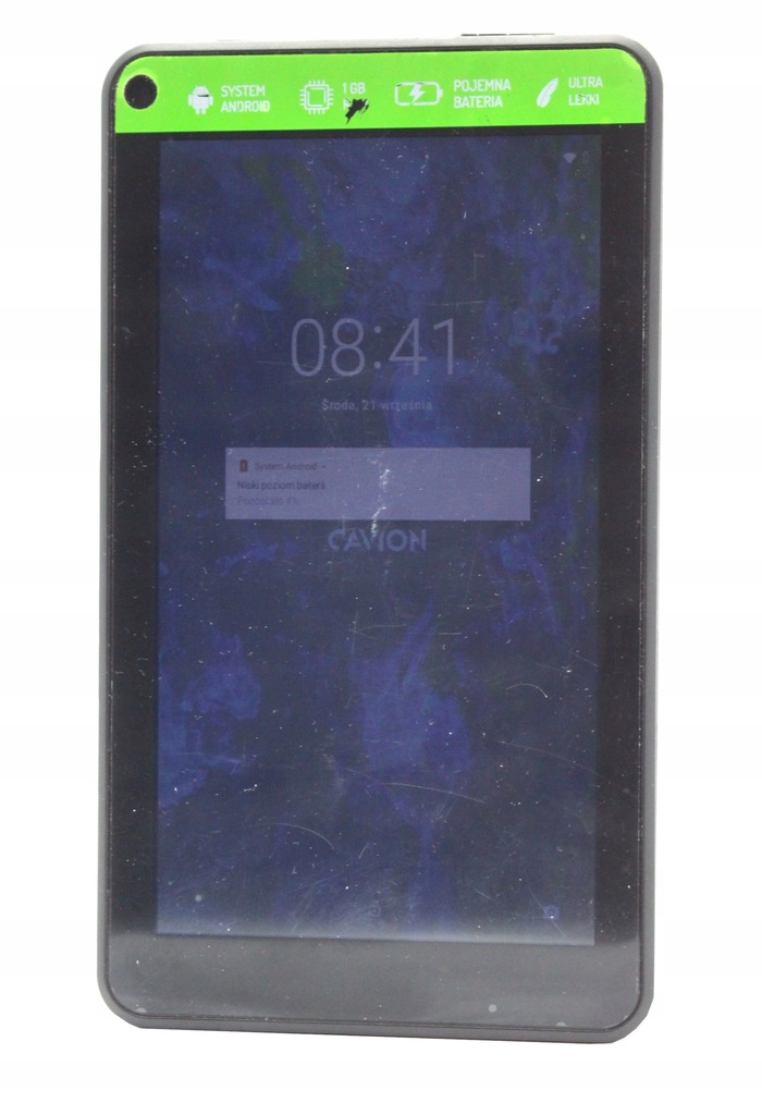 Tablet CAVION BASE 7.2 GO|7"/1024x600|1GB|8GB - 12644968420 - oficjalne ...