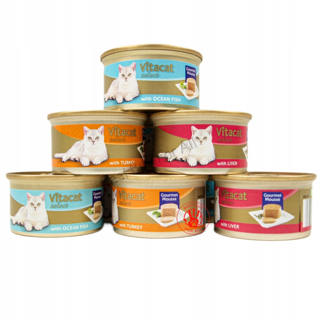 Vitacat Select Mus Mokra Karma Dla Kota Zestaw Mieszany 90 szt x 85g ...
