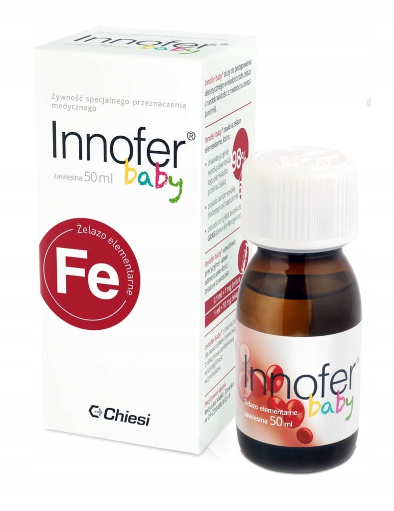 Innofer Baby zawiesina 50 ml żelazo - 12676644935 - oficjalne archiwum ...