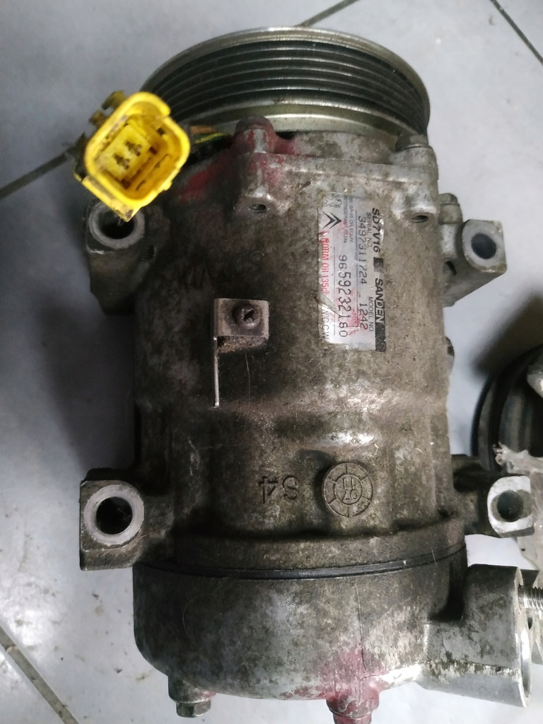 KOMPRESOR POMPA KLIMATYZACJI 9659232180 1242 - 12676708935 - oficjalne archiwum Allegro