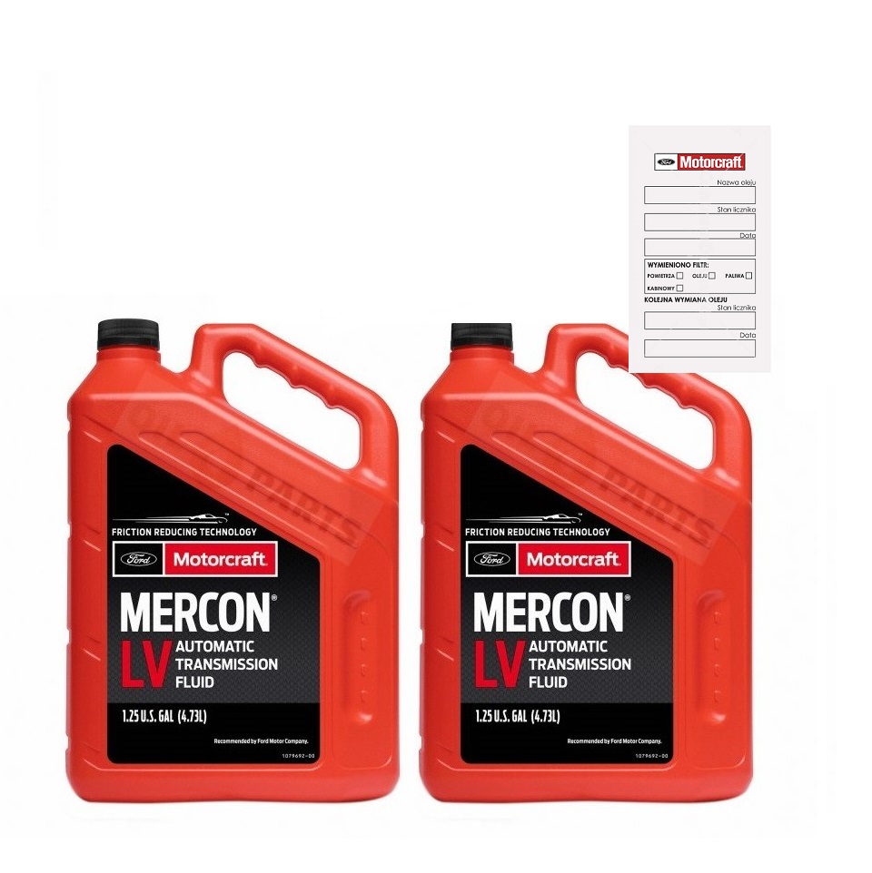 OLEJ MOTORCRAFT MERCON LV FORD 10 QUART MUSTANG EDGE F150 SKRZYNIA 6 ...