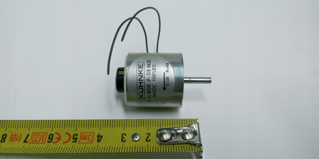 Elektromagnes obrotowy D24 BOR-F-DS9420 Kuhnke 24V - 11695830883 - oficjalne archiwum Allegro