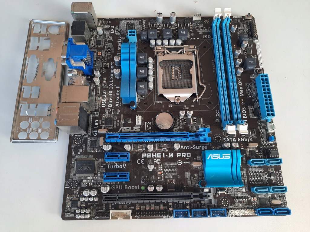 Płyta główna ASUS P8H61-M PRO Micro ATX - 1155 - 11833917202 ...