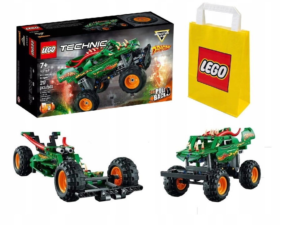 LEGO TECHNIC 7+ AUTO MONSTER JAM DRAGON 42149 - 13303131602 - oficjalne ...