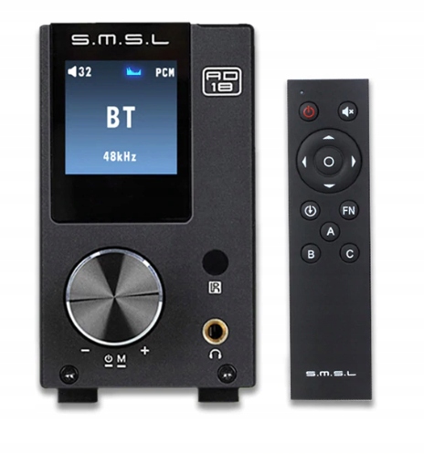 SMSL AD-18 DAC + wzmacniacz AD18 Bluetooth NFC - 9128608996 - oficjalne ...