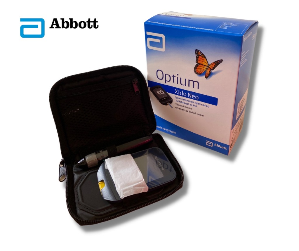 Glukometr Abbott Optium Xido Neo keto+paski 24h - 12062155613 ...