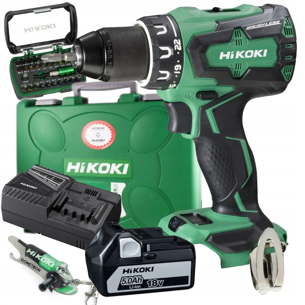 WKRĘTARKA HIKOKI DS18DBSL 18V 5,0Ah WALIZKA BITY - 13015779054 - oficjalne archiwum Allegro