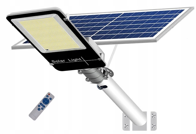 Lampa Latarnia SOLARNA LED 800W Uliczna z Pilotem - 12906321920 - oficjalne archiwum Allegro