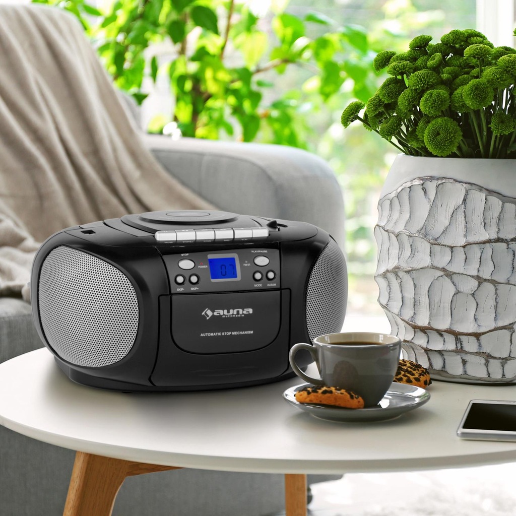 Купить Радиоплеер Auna BoomBoy Boombox Радио D13-153: отзывы, фото и ...