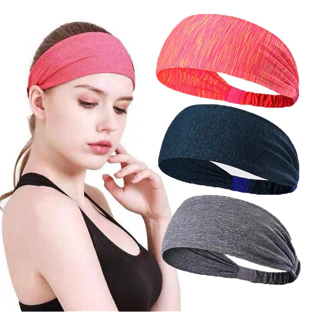 3X Women Workout Headband Sweatbands Hairband - 13701498907 - oficjalne ...
