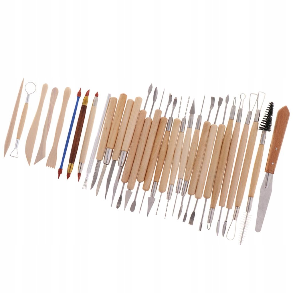 Ceramic Clay Tools Set, Modeling Ceramic Modeling Tool Kits 30Pcs ...