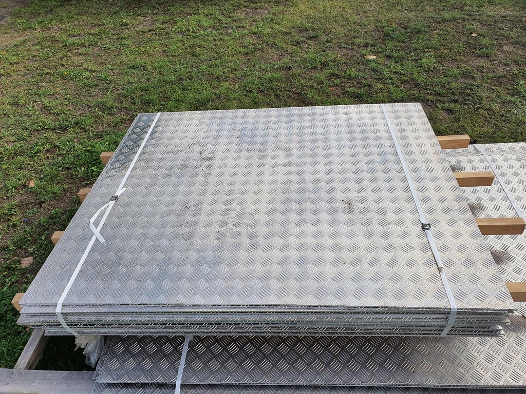 Aluminiowa blacha ryflowana GR. 3mm/2000x1250 - 11543219067 - oficjalne archiwum Allegro