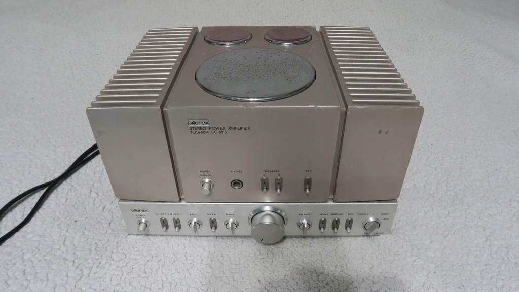 Wzmacniacz Toshiba Aurex SC-M15 - 10572977515 - oficjalne archiwum Allegro