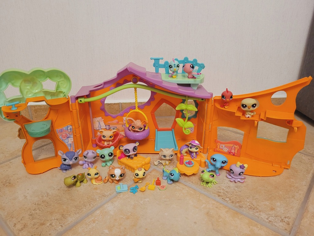 Littlest Pet Shop zestaw 20 LPS + dodatki domek - 13031850316 ...