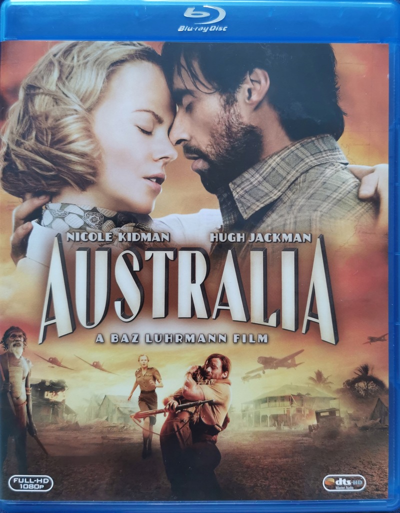 AUSTRALIA ( Blu-ray ) Hugh Jackman , Nicole Kidman - 14222482392 - oficjalne archiwum Allegro