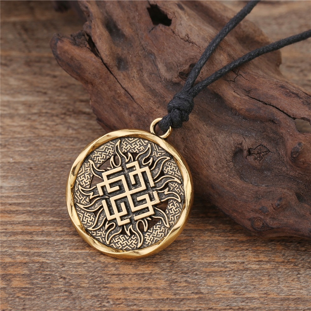 SWARÓG naszyjnik wisiorek SYMBOL SŁOWIAŃSKI v2 - 12406794449 ...