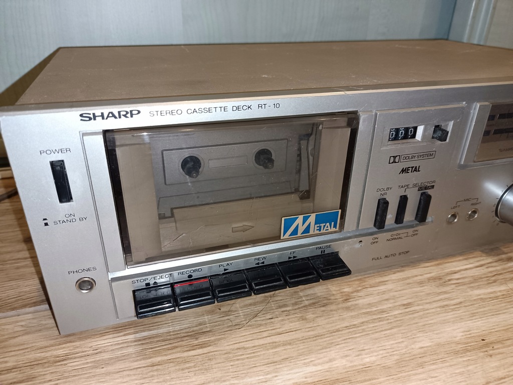 Magnetofon kasetowy deck Sharp RT-10 - 11578365216 - oficjalne archiwum ...