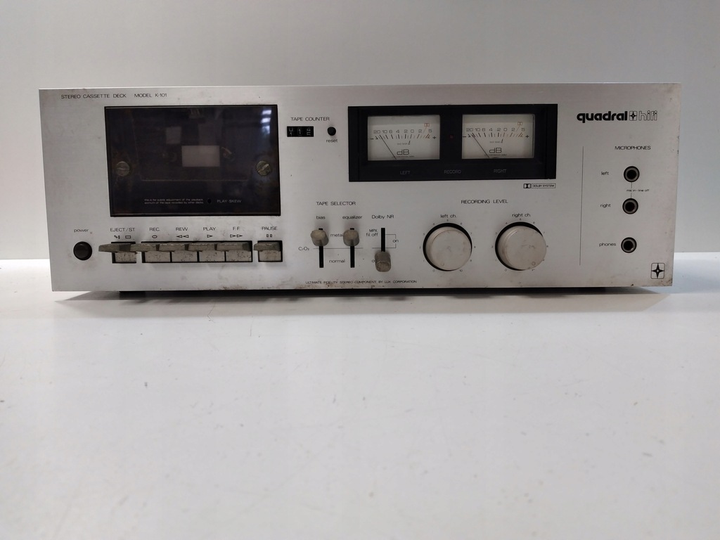 Magnetofon kasetowy QUADRAL hifi K-101 - 14255750861 - oficjalne archiwum Allegro