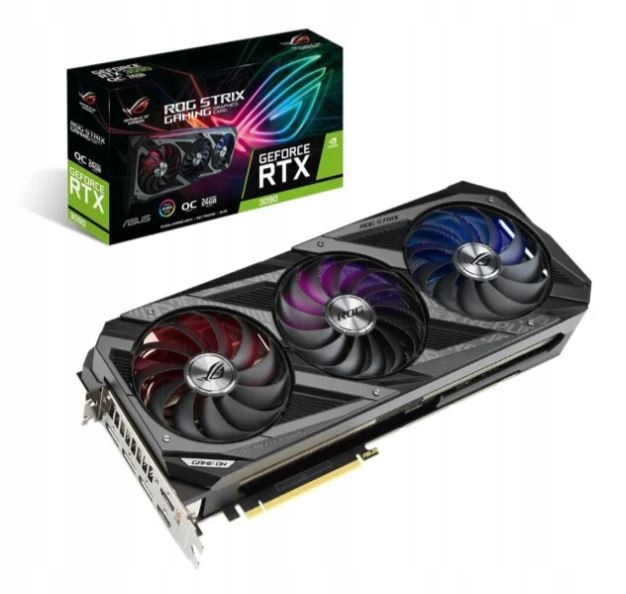 Karta Asus GeForce RTX 3090 ROG Strix OC 24 GB - 12866378303 ...