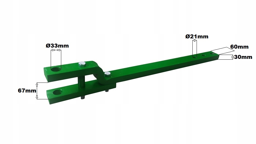 ZACZEP DOLNY JOHN DEERE 1000, 2000 L - 900MM - 12998101129 - oficjalne ...