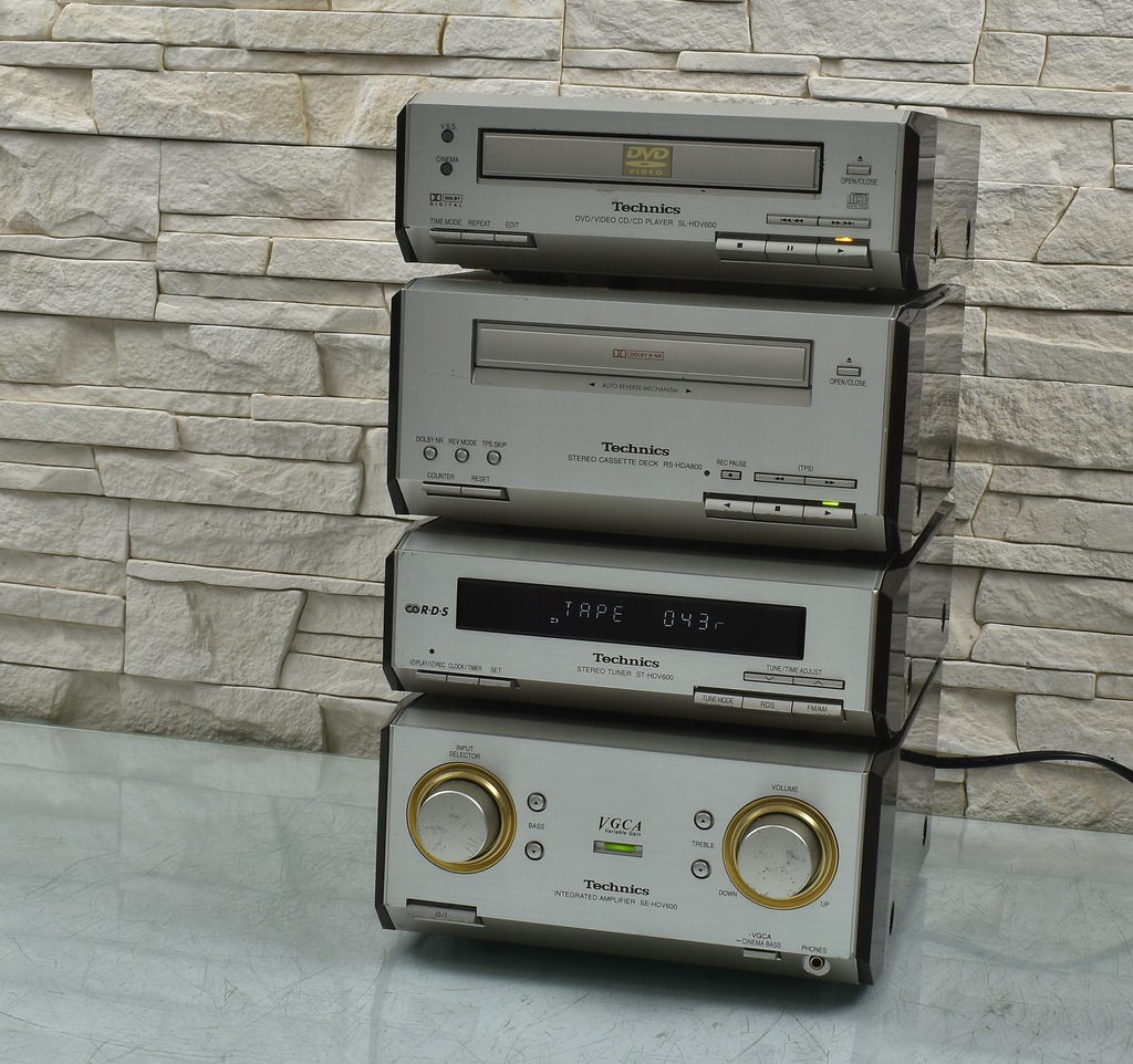 TECHNICS SE-HDV600 EKSKLUZYWNA WIEŻA Z DVD - 12734534156 - oficjalne archiwum Allegro