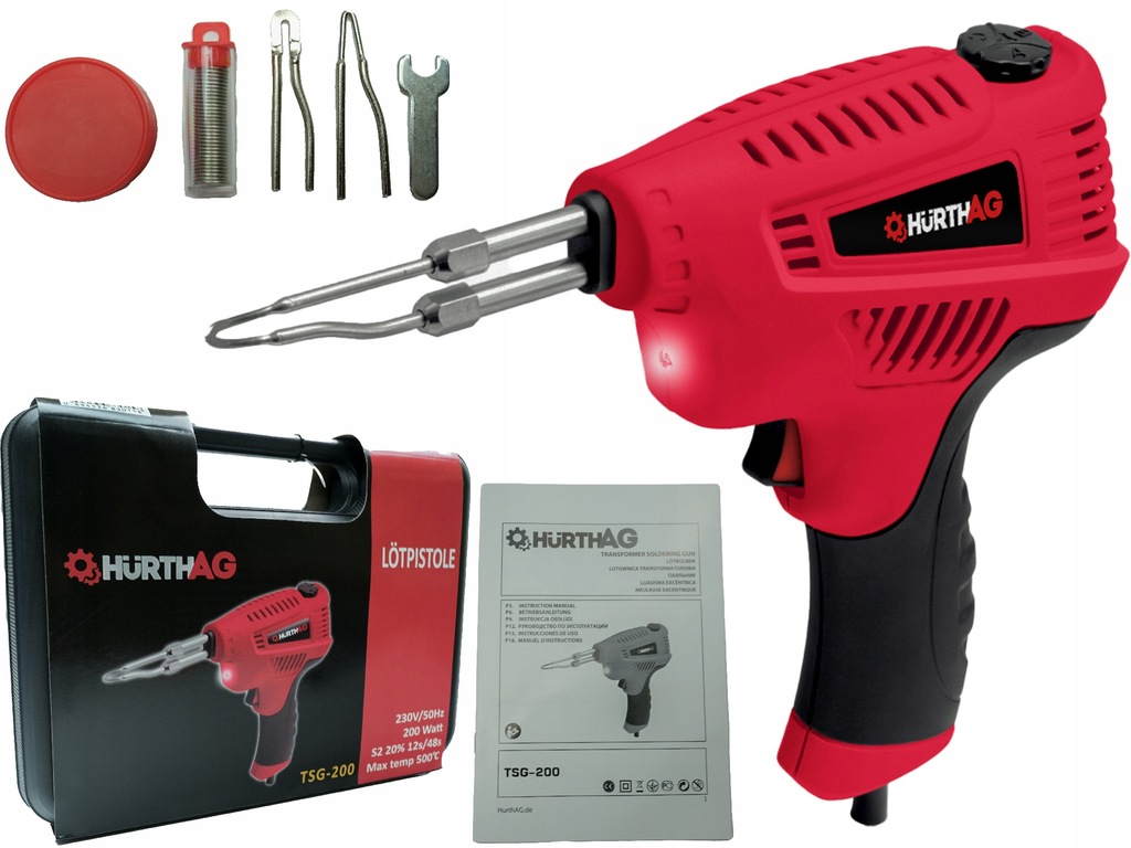 LUTOWNICA TRANSFORMATOROWA HurthAG 200W Walizka - 12623259998 - oficjalne archiwum Allegro