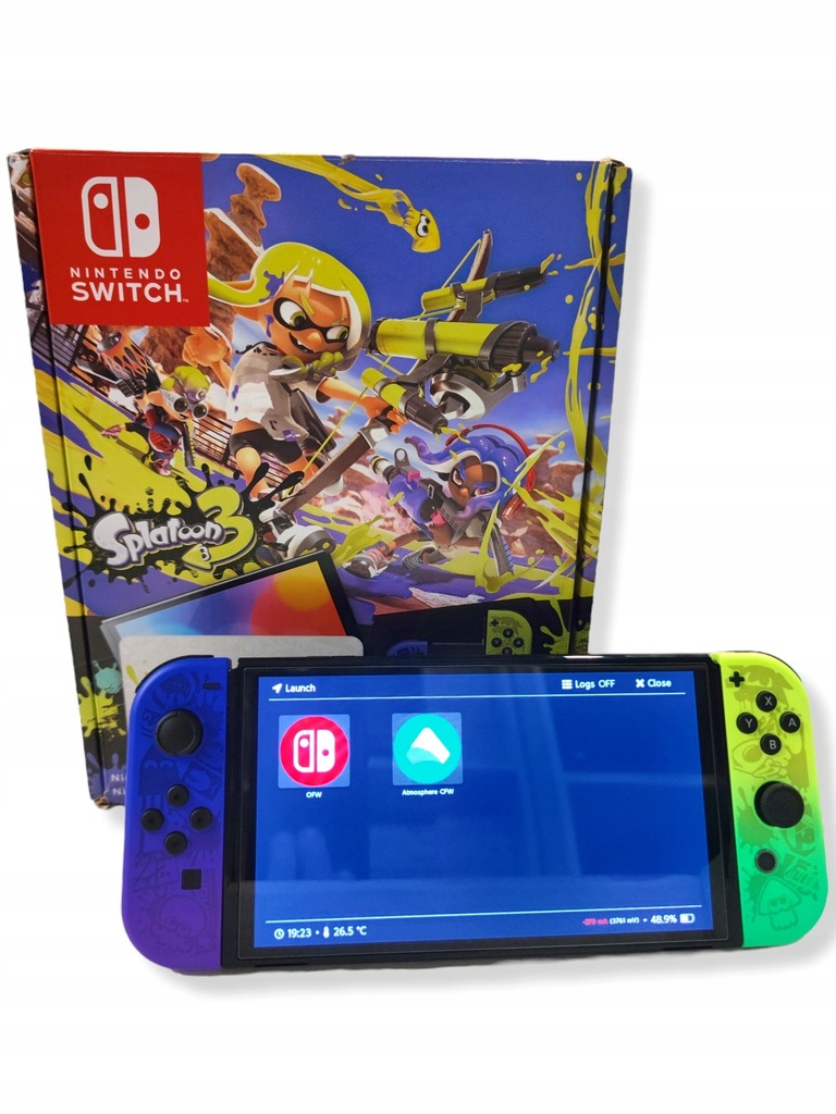 Nintendo Switch OLED Splatoon Edition CFW HWFLY V4 - 12562929697 ...