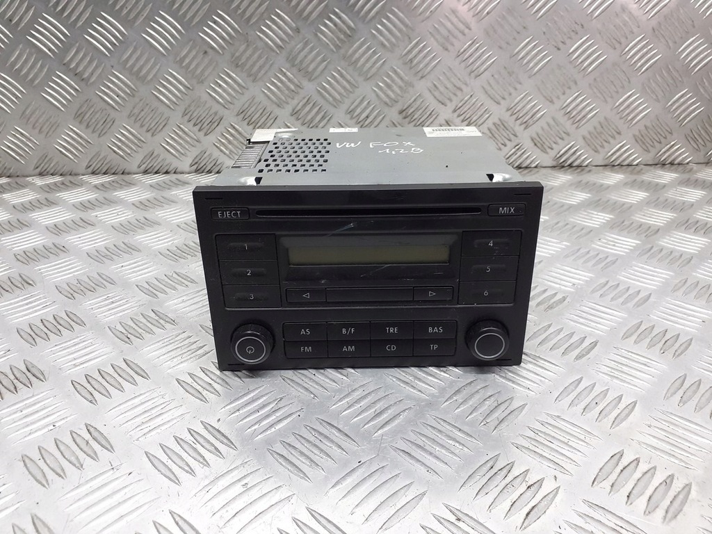 RADIO FABRYCZNE CD VW FOX 5Z0035152F - 12539952697 - oficjalne archiwum Allegro