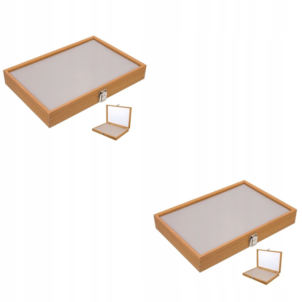 Clear Monitor Stand Jewelry Case Glass Box Lid - 13853864787 ...