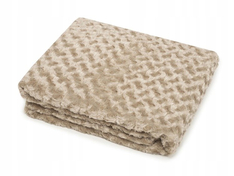 Koc Narzuta 200x220 Luxury a'la Karakuły C. Beż - 14312301165 ...