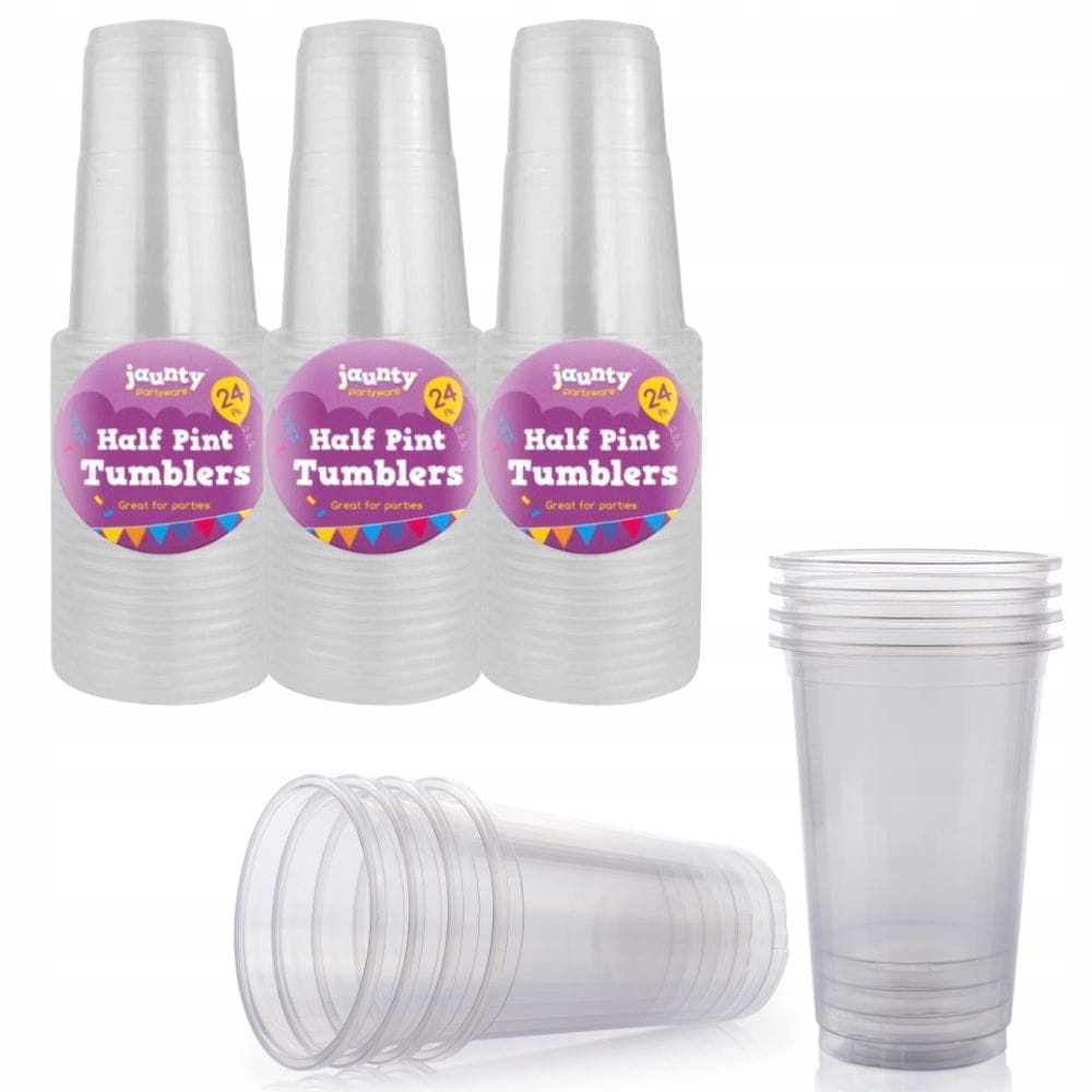 Jednorazowe kubki kubeczki plastikowe 230ml 72 szt - 12639881865 - oficjalne archiwum Allegro