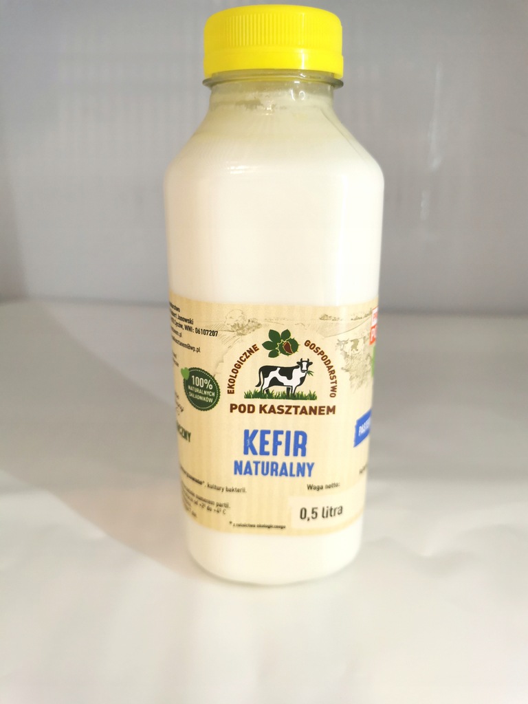 Eko Kefir naturalny 500 ml - 12207482340 - oficjalne archiwum Allegro