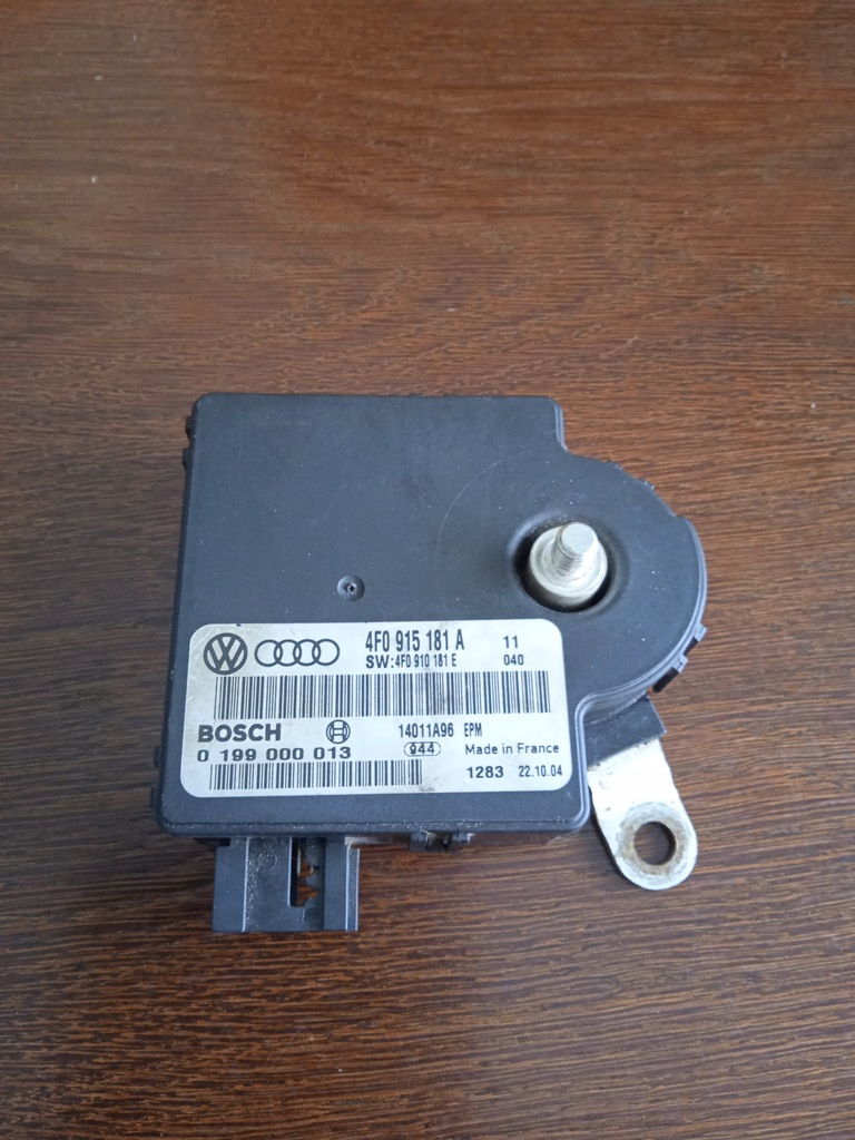 AUDI A6 C6 MODUŁ AKUMULATORA KLEMA 4F0915181A - 12484277796 - oficjalne ...