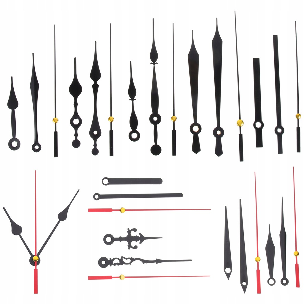 Appendix Metal Wall Clock Parts Movement 10 Sets - 14006541492 ...