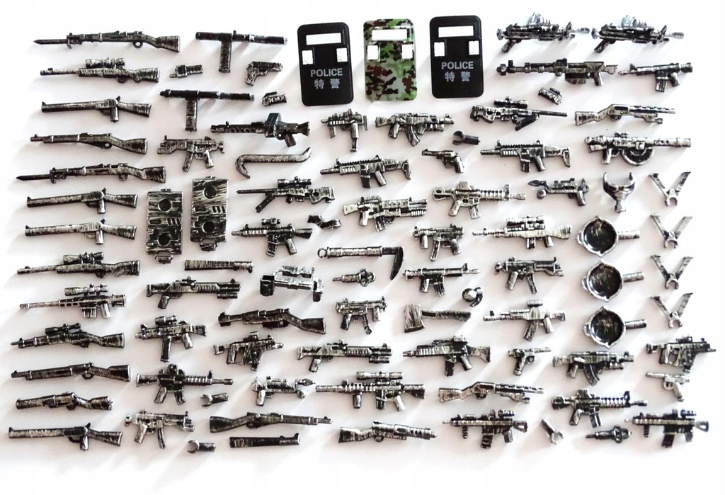 Pistolety do Lego Armia Wojsko broń Zestaw SN75 - 12322107550 ...